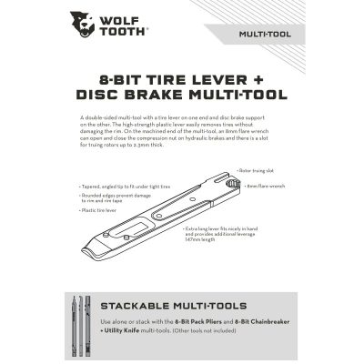 WOLF TOOTH Nářadí 8-BIT Tire Lever + Disc Brake Multi-T | Sport365.cz
