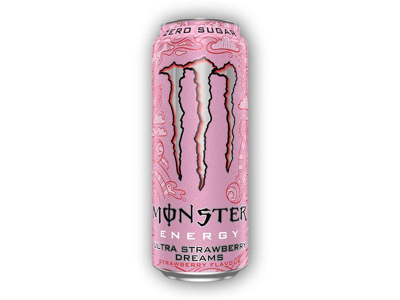 Monster Energy Strawberry Zero 500ml (VÝPRODEJ) | Sport365.cz