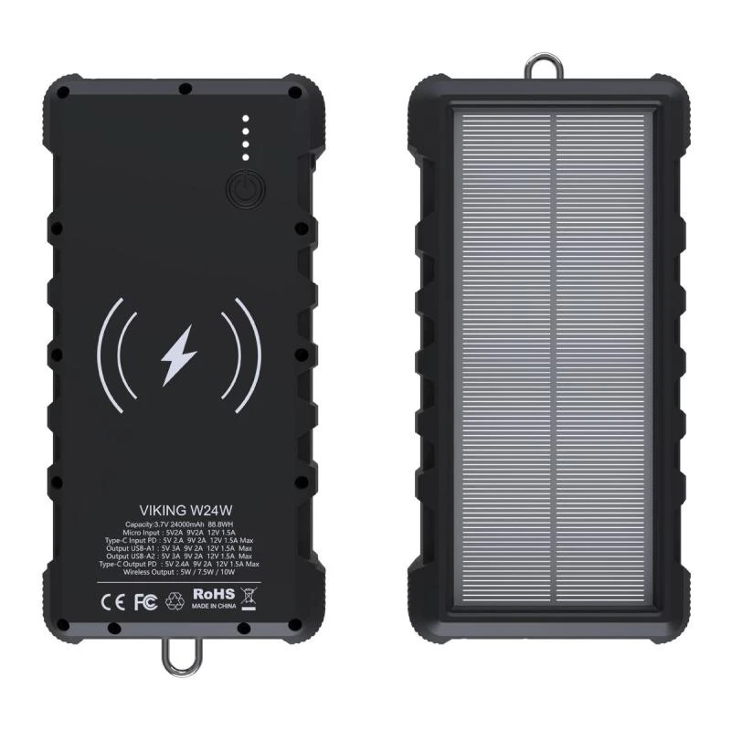Viking Solární powerbanka W24W 24000mAh | Sport365.cz